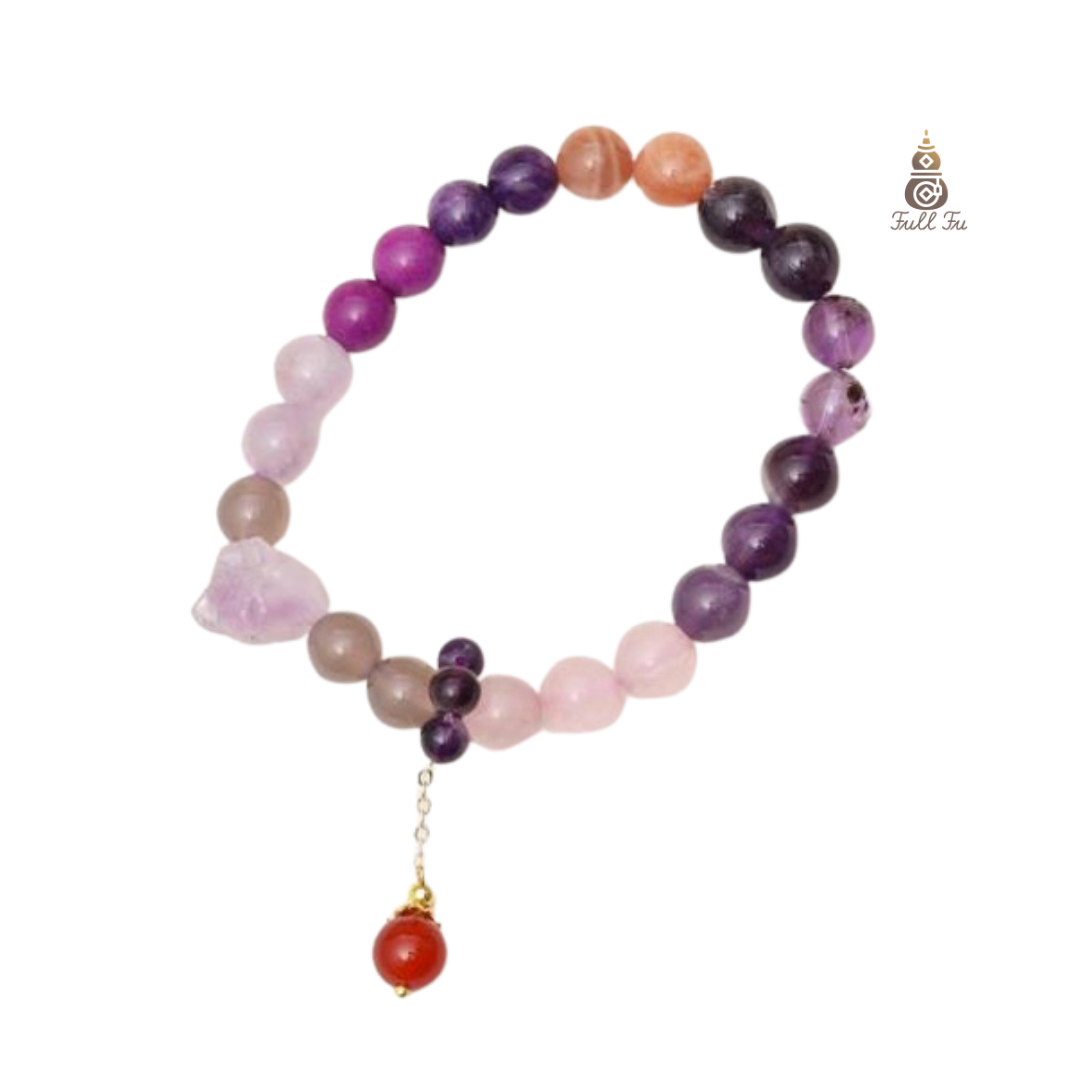 Cupid of the East Energy Amethyst Bracelet – Full Fu