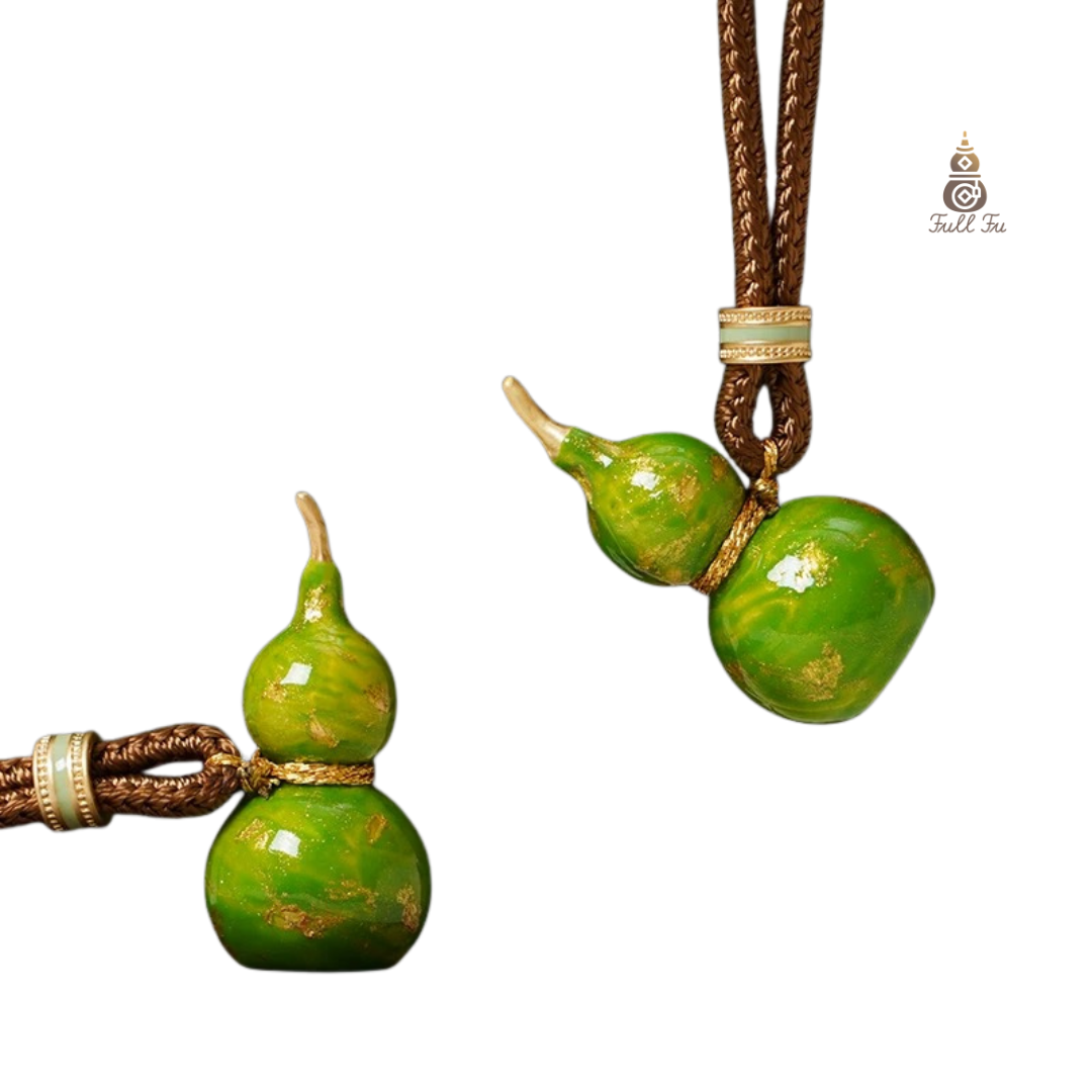 New Chinese Enamel Color Mini Gourd Necklace – Full Fu